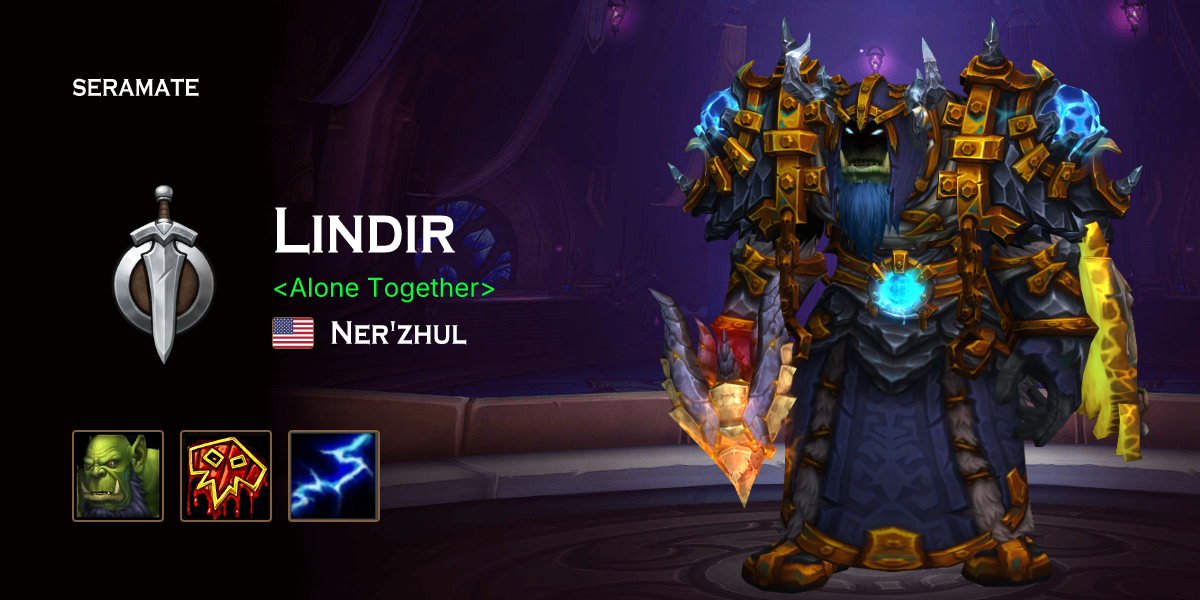 Lindir @ Ner'zhul (US) · Seramate · WoW PvP Leaderboards, Arena ...