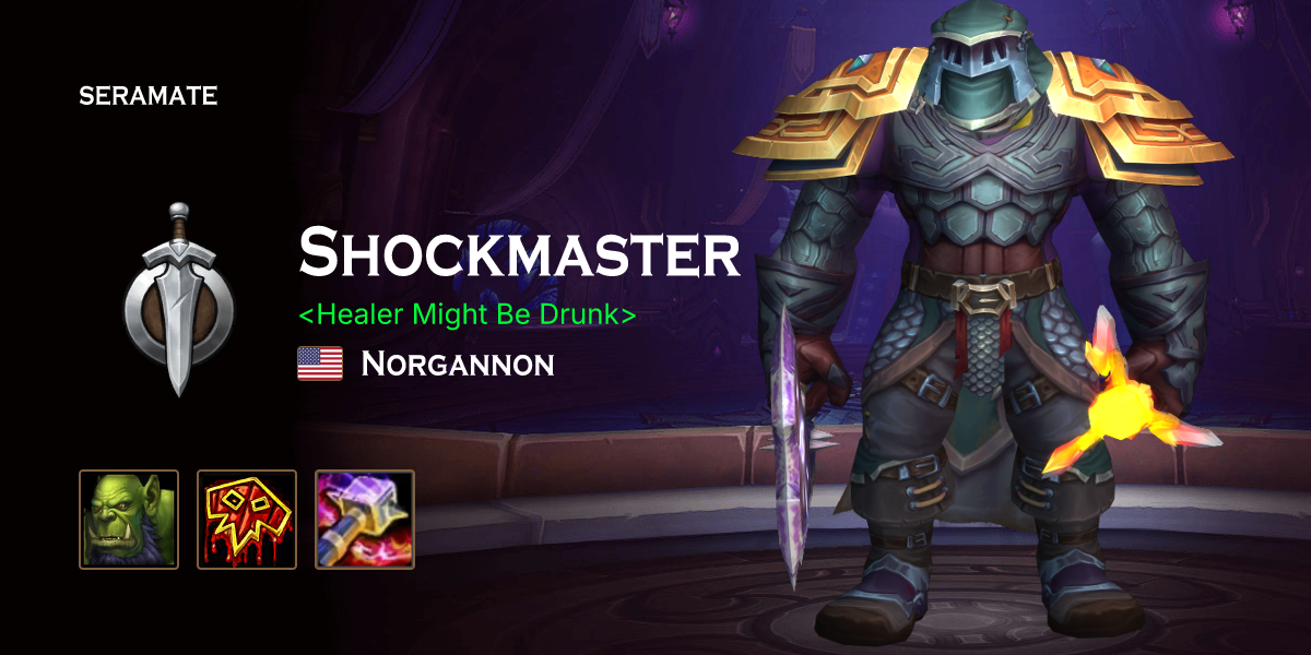 Shockmaster @ Norgannon (US) · Seramate · WoW PvP Leaderboards, Arena ...