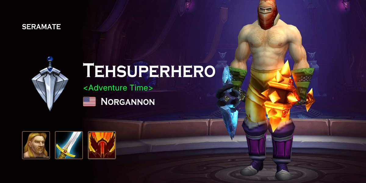 Tehsuperhero @ Norgannon (US) · Seramate · WoW PvP Leaderboards, Arena ...