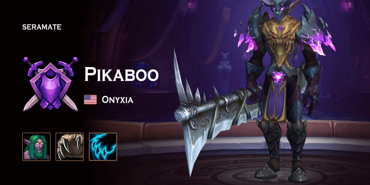 Pikaboo @ Onyxia (US) · Seramate · WoW PvP Leaderboards, Arena Activity ...