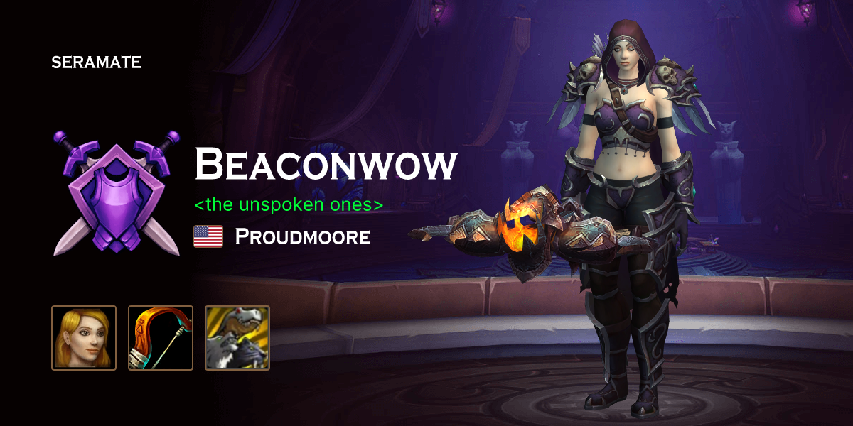 Beaconwow @ Proudmoore (US) · Seramate · WoW PvP Leaderboards, Arena Activity, Character ...