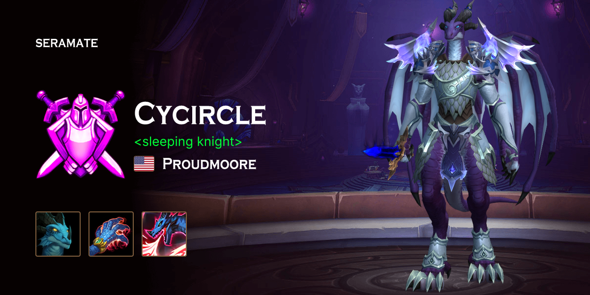 Cycircle @ Proudmoore (US) · Seramate · WoW PvP Leaderboards, Arena Activity, Character Profiles ...