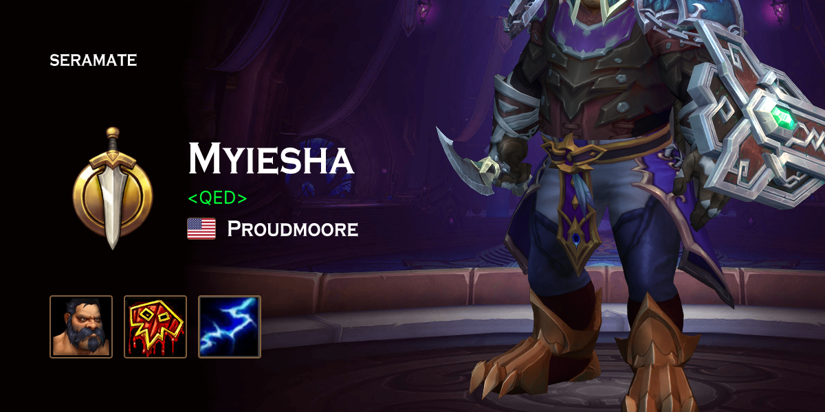 Myiesha @ Proudmoore (US) · Seramate · WoW PvP Leaderboards, Arena ...