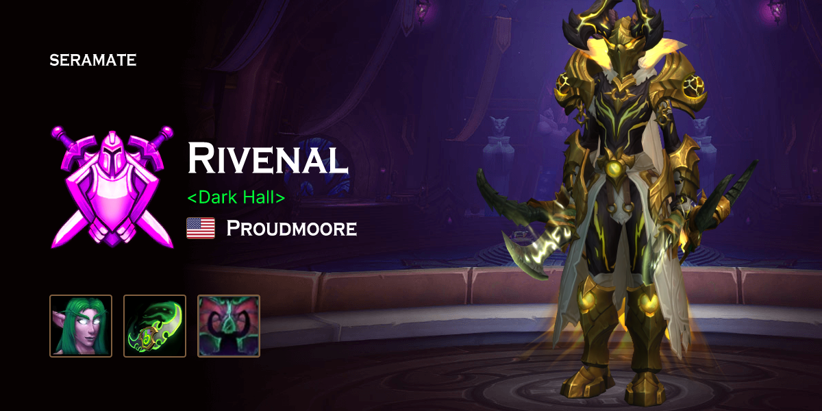 Rivenal @ Proudmoore (US) · Seramate · WoW PvP Leaderboards, Arena ...