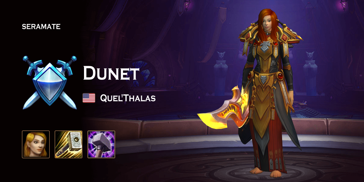 Dunet @ Quel'Thalas (US) · Seramate · WoW PvP Leaderboards, Arena ...
