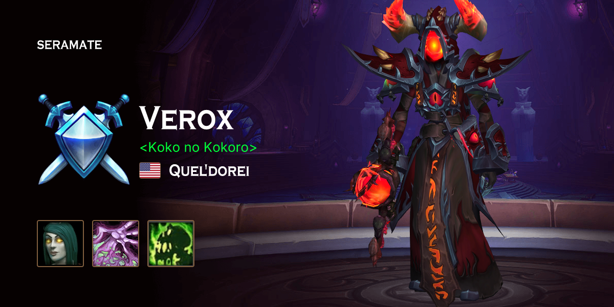Verox @ Quel'dorei (US) · Seramate · WoW PvP Leaderboards, Arena ...