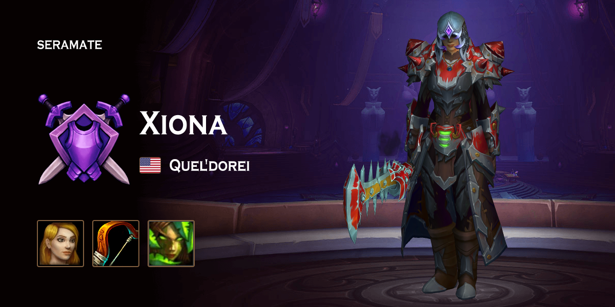 Xiona @ Quel'dorei (US) · Seramate · WoW PvP Leaderboards, Arena ...