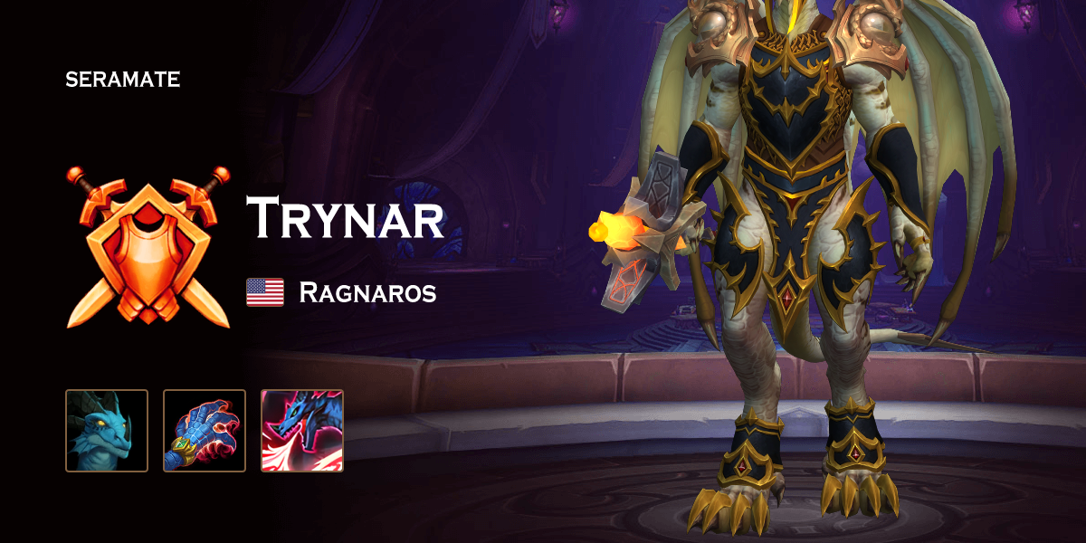 Trynar @ Ragnaros (US) · Seramate · WoW PvP Leaderboards, Arena Activity, Character Profiles & more.