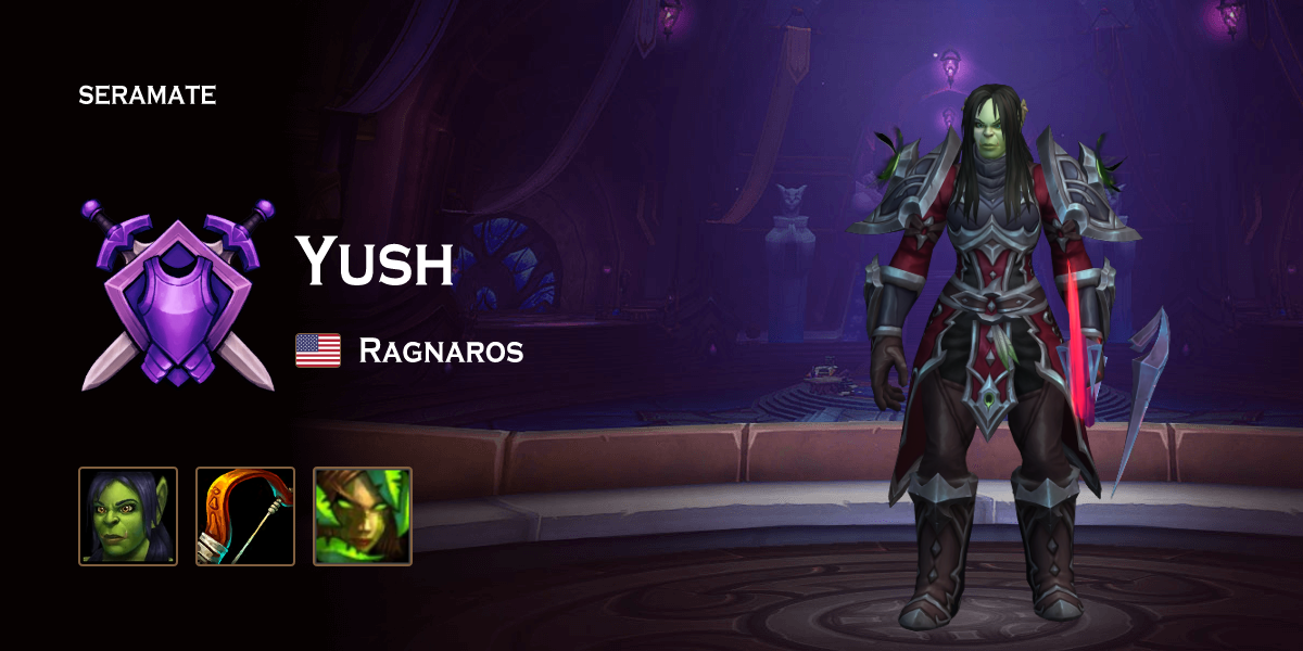 Yush @ Ragnaros (US) · Seramate · WoW PvP Leaderboards, Arena Activity ...