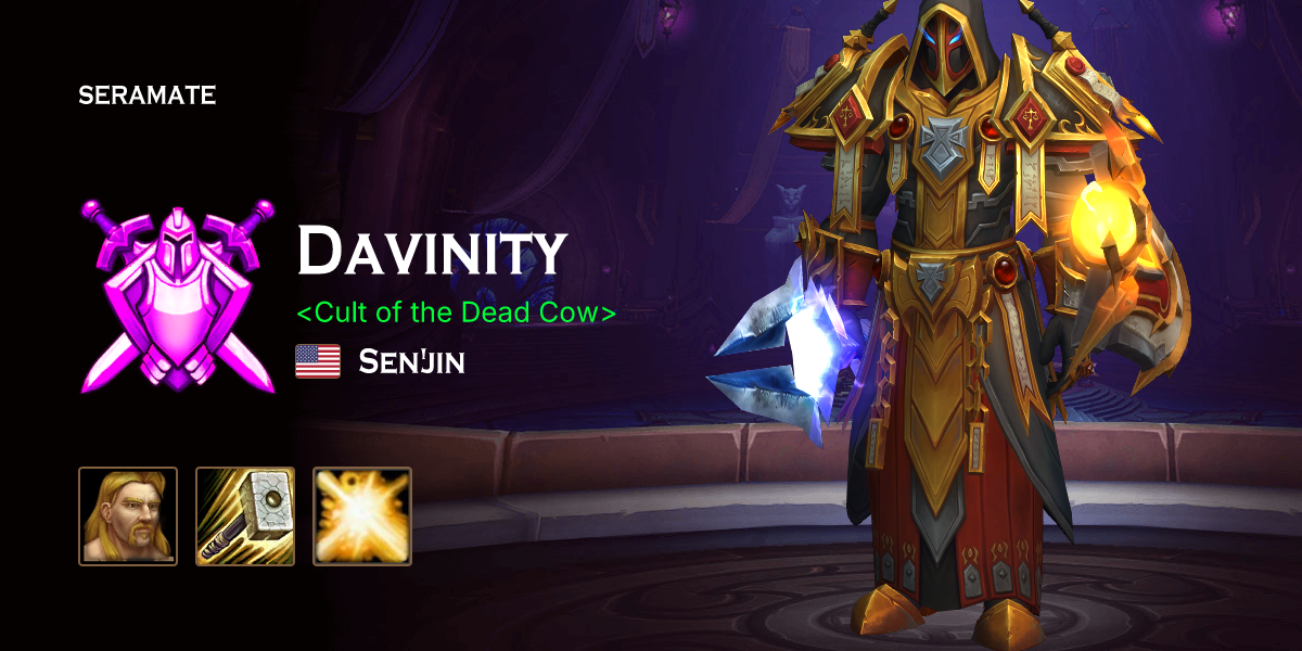 Davinity @ Sen'jin (US) · Seramate · WoW PvP Leaderboards, Arena ...
