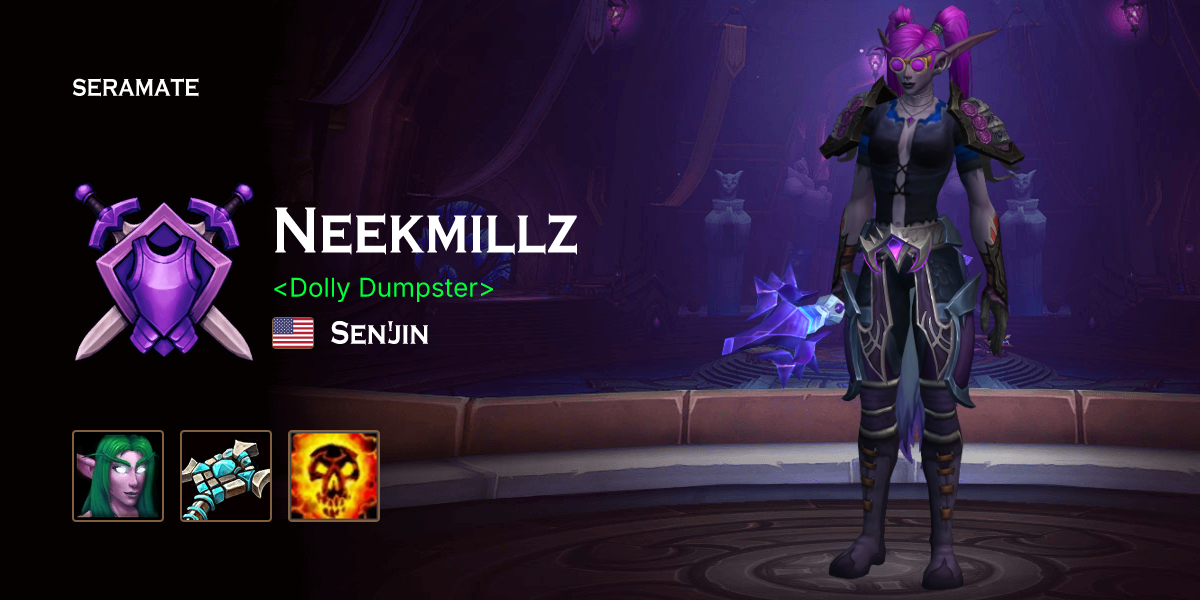 Neekmillz @ Sen'jin (US) · Seramate · WoW PvP Leaderboards, Arena ...