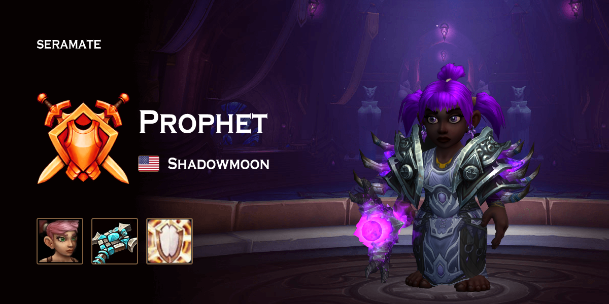 Prophet @ Shadowmoon (US) · Seramate · WoW PvP Leaderboards, Arena ...