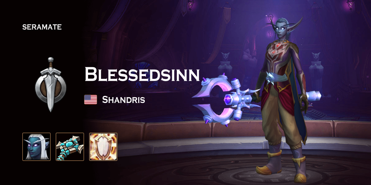 Blessedsinn @ Shandris (US) · Seramate · WoW PvP Leaderboards, Arena ...