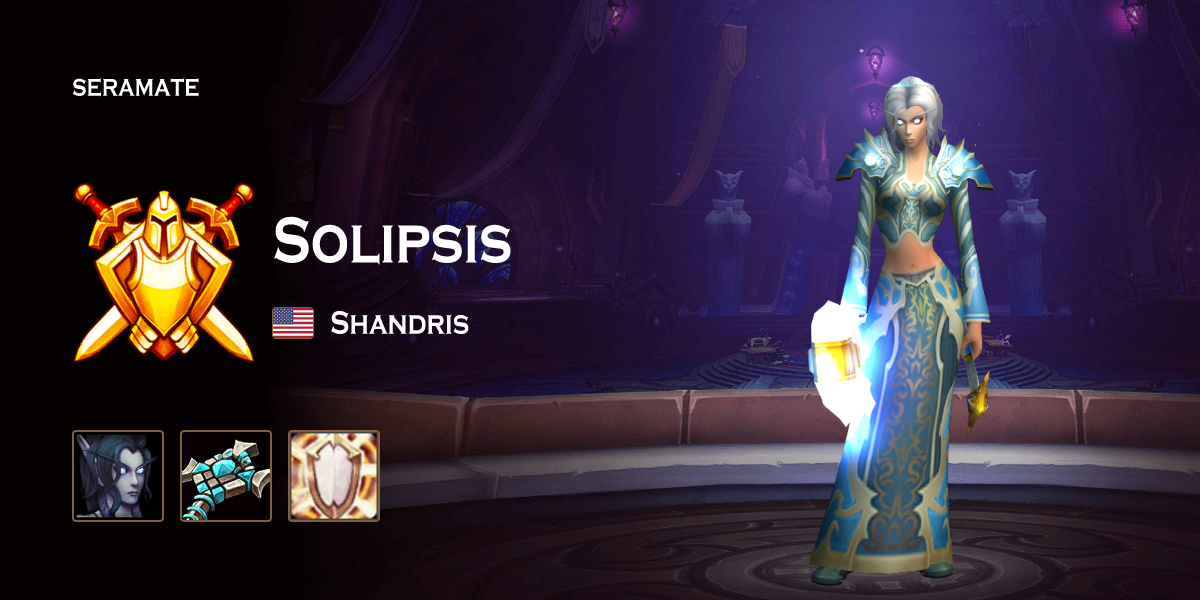 Solipsis @ Shandris (US) · Seramate · WoW PvP Leaderboards, Arena Activity, Character Profiles ...