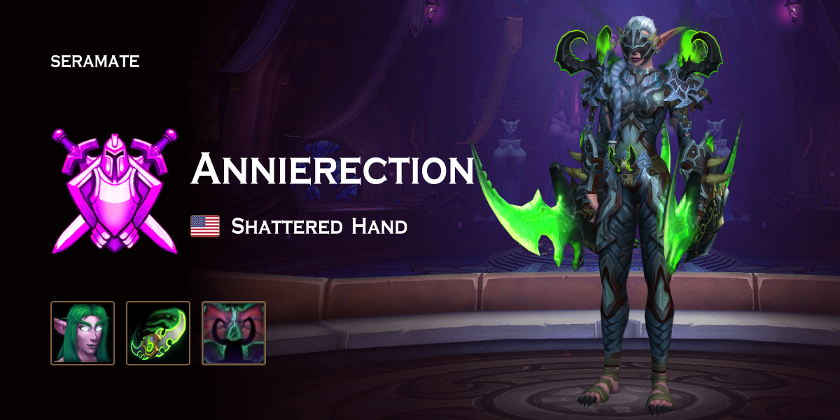 Annierection @ Shattered Hand (US) · Seramate · WoW PvP Leaderboards ...