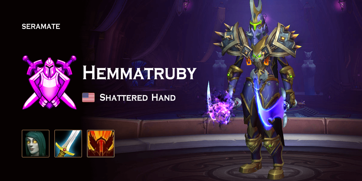 Hemmatruby @ Shattered Hand (US) · Seramate · WoW PvP Leaderboards ...