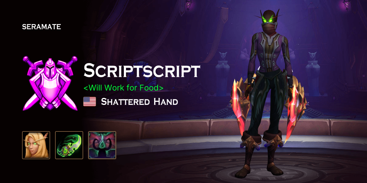 Scriptscript @ Shattered Hand (US) · Seramate · WoW PvP Leaderboards ...