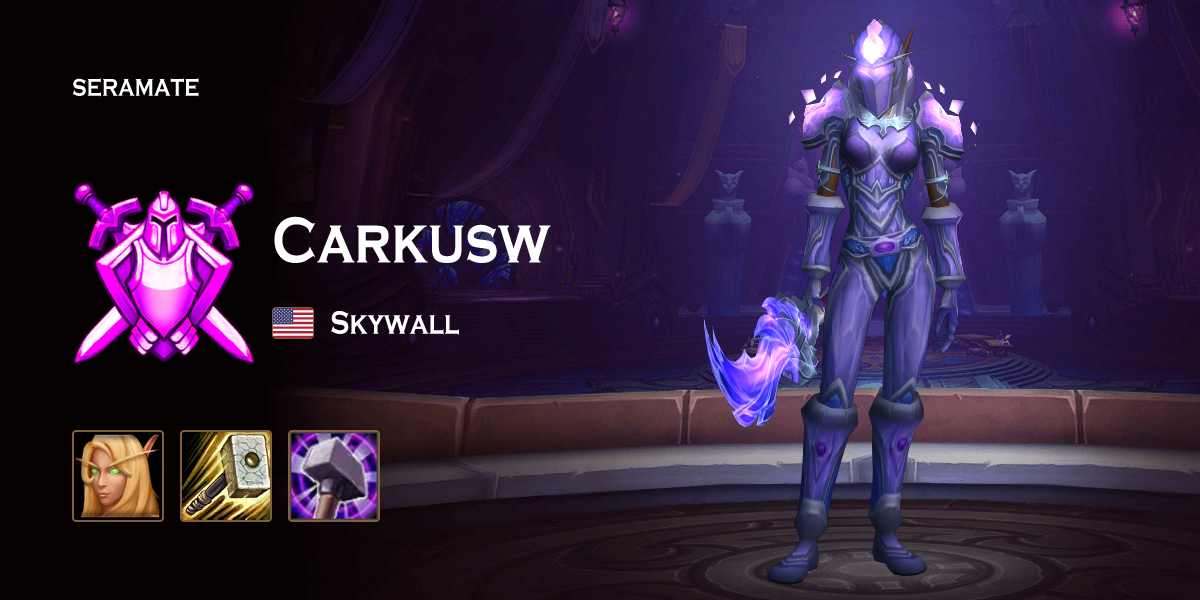 Carkusw @ Skywall (US) · Seramate · WoW PvP Leaderboards, Arena Activity, Character Profiles & more.