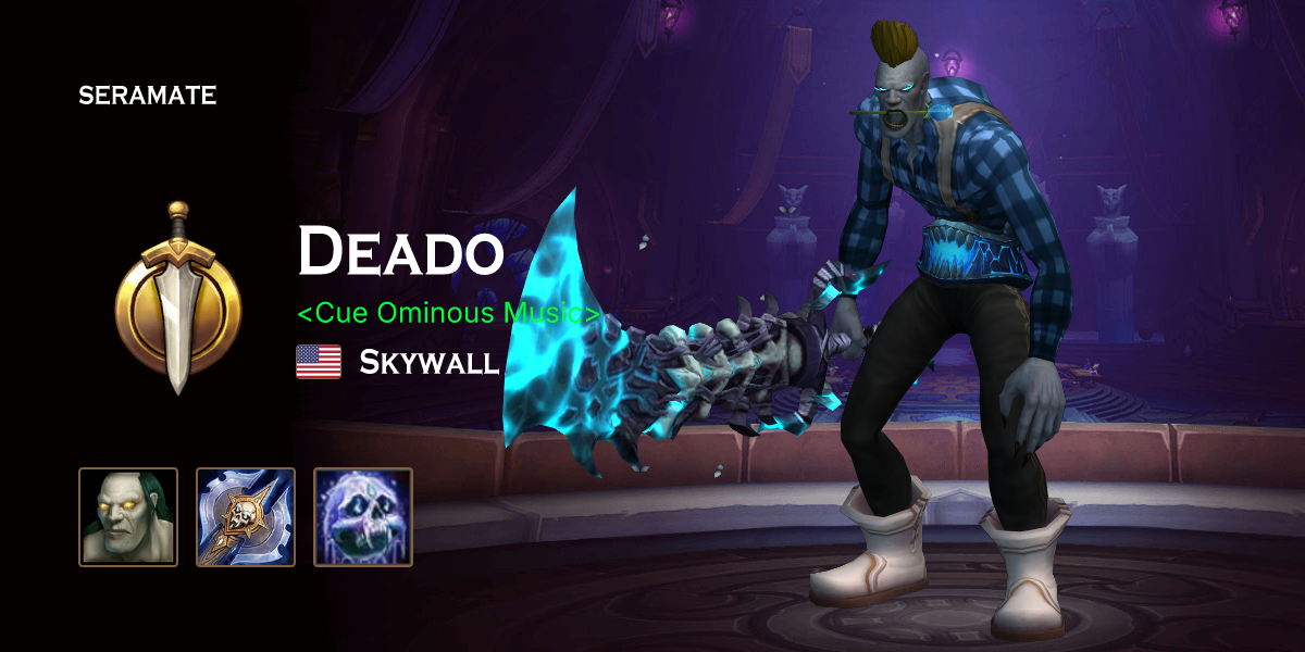 Deado @ Skywall (US) · Seramate · WoW PvP Leaderboards, Arena Activity, Character Profiles & more.