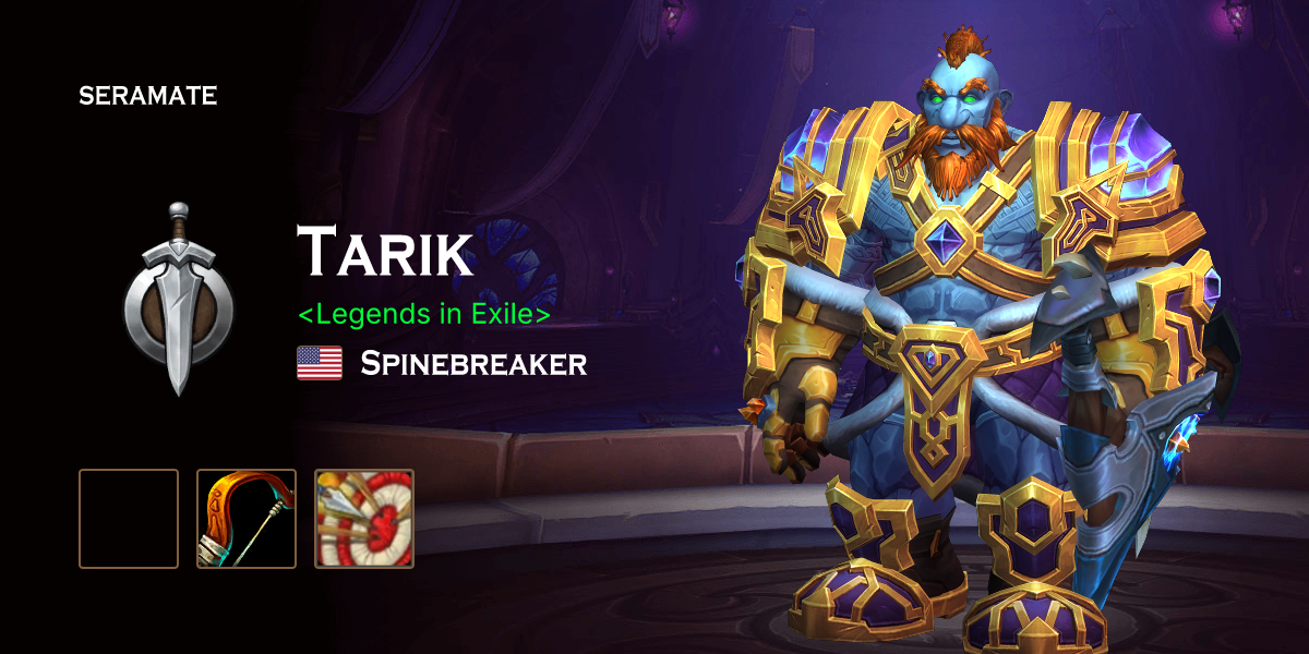 Tarik @ Spinebreaker (US) · Seramate · WoW PvP Leaderboards, Arena ...