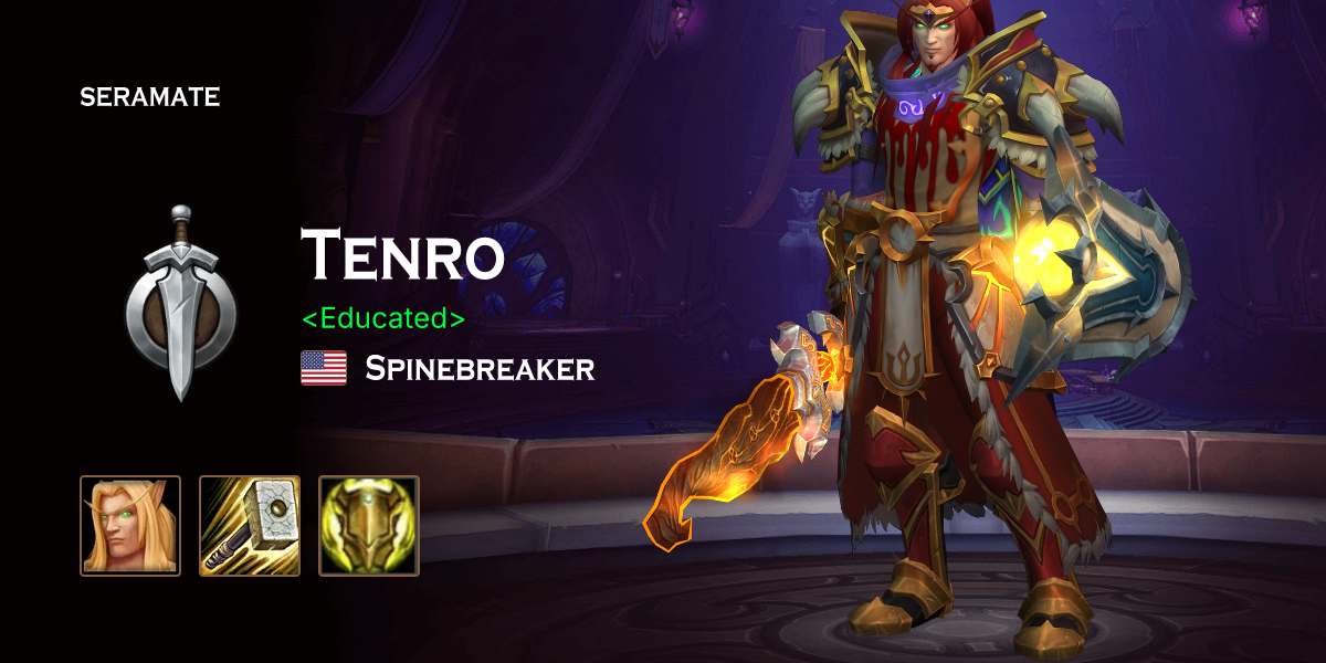 Tenro @ Spinebreaker (US) · Seramate · WoW PvP Leaderboards, Arena ...