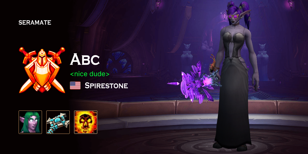 Abc @ Spirestone (US) · Seramate · WoW PvP Leaderboards, Arena Activity ...