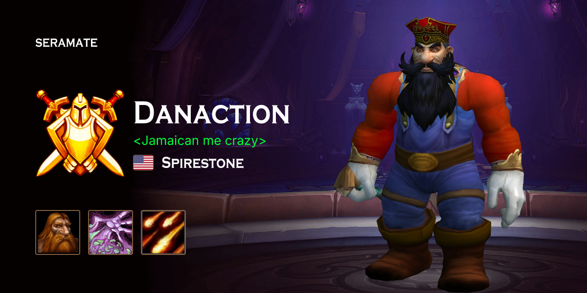 Danaction @ Spirestone (US) · Seramate · WoW PvP Leaderboards, Arena ...
