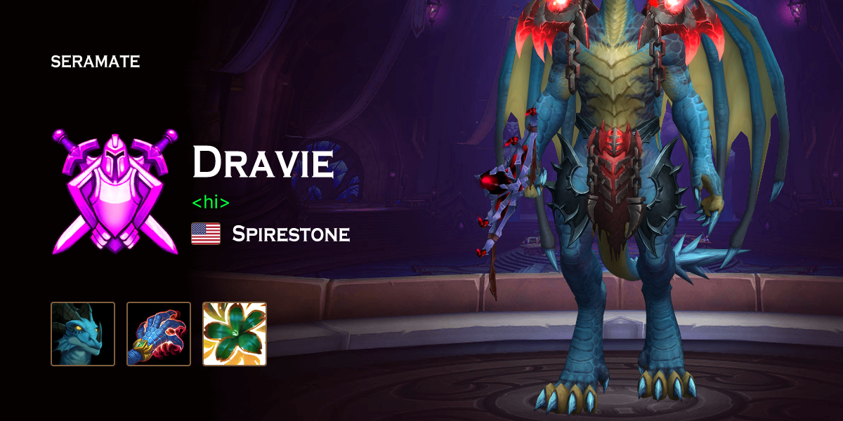 Dravie @ Spirestone (US) · Seramate · WoW PvP Leaderboards, Arena ...