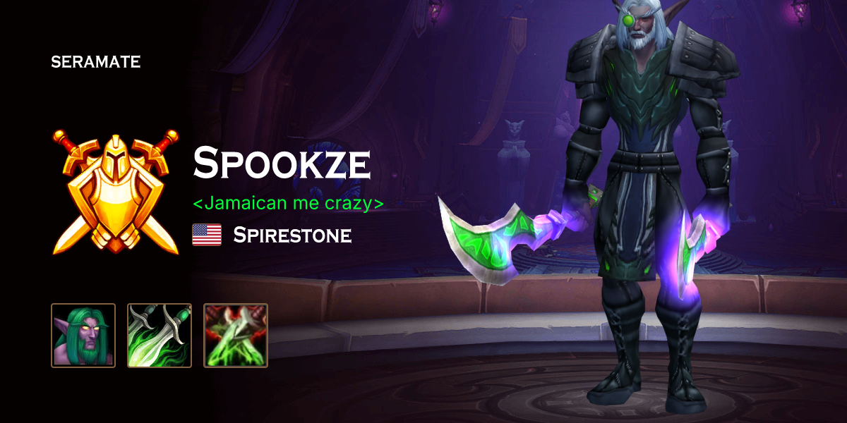 Spookze @ Spirestone (US) · Seramate · WoW PvP Leaderboards, Arena ...