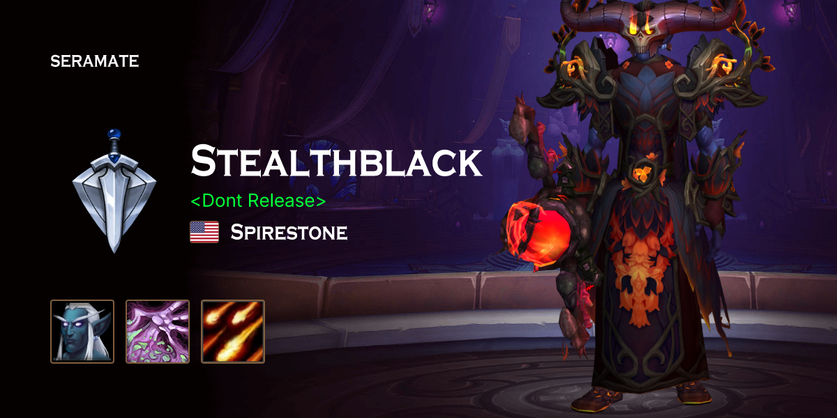 Stealthblack @ Spirestone (US) · Seramate · WoW PvP Leaderboards, Arena ...