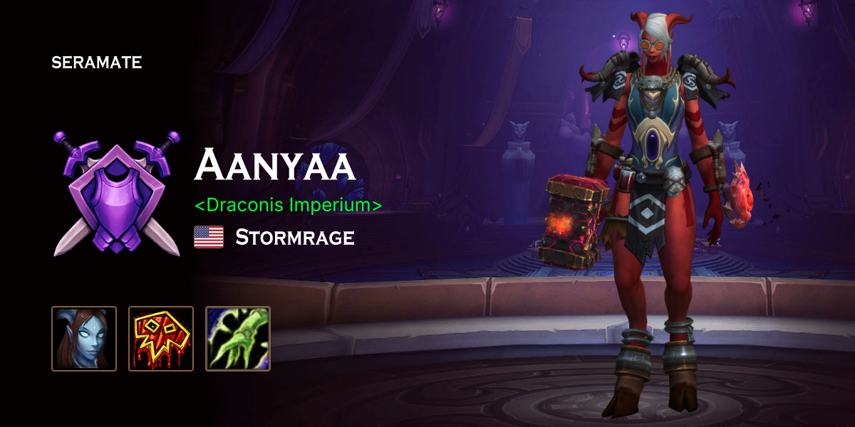 Aanyaa @ Stormrage (US) · Seramate · WoW PvP Leaderboards, Arena ...