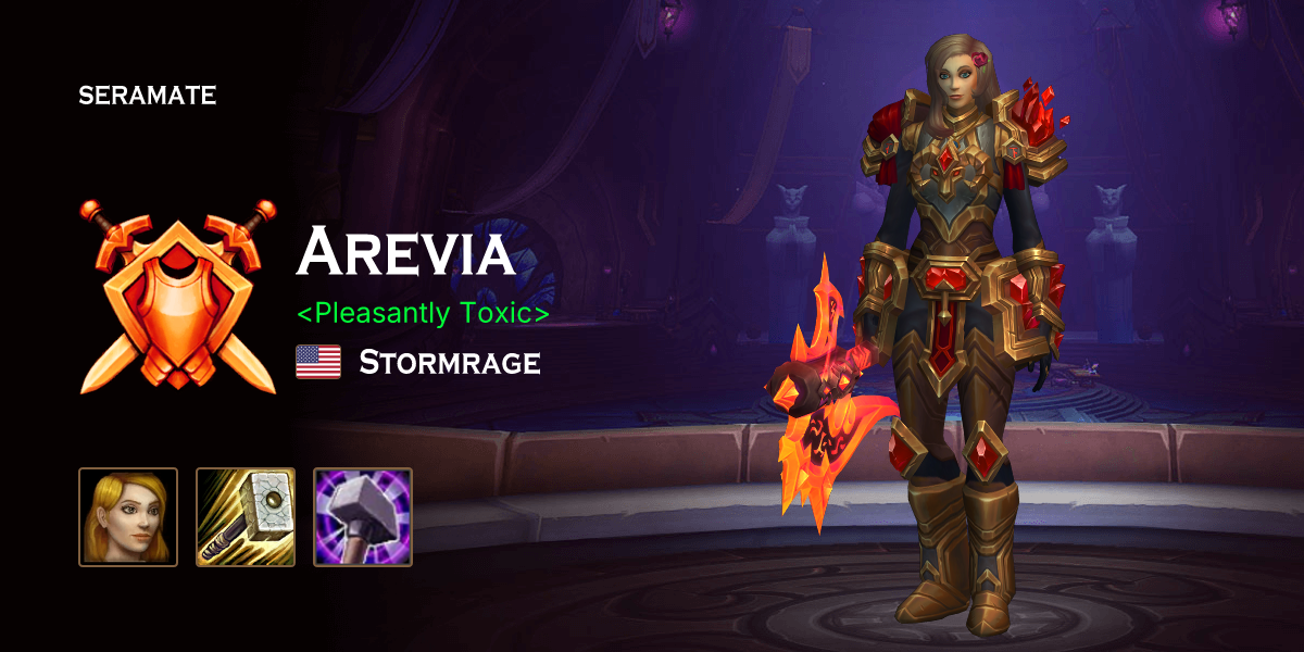 Arevia @ Stormrage (US) · Seramate · WoW PvP Leaderboards, Arena ...