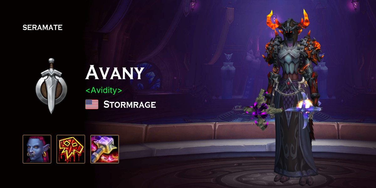 Avany @ Stormrage (US) · Seramate · WoW PvP Leaderboards, Arena ...