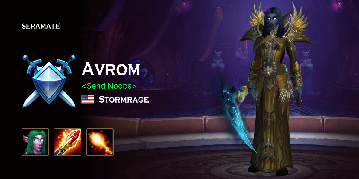 Avrom @ Stormrage (US) · Seramate · WoW PvP Leaderboards, Arena ...