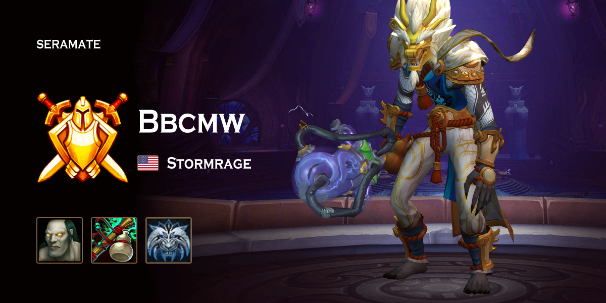 Bbcmw @ Stormrage (US) · Seramate · WoW PvP Leaderboards, Arena ...
