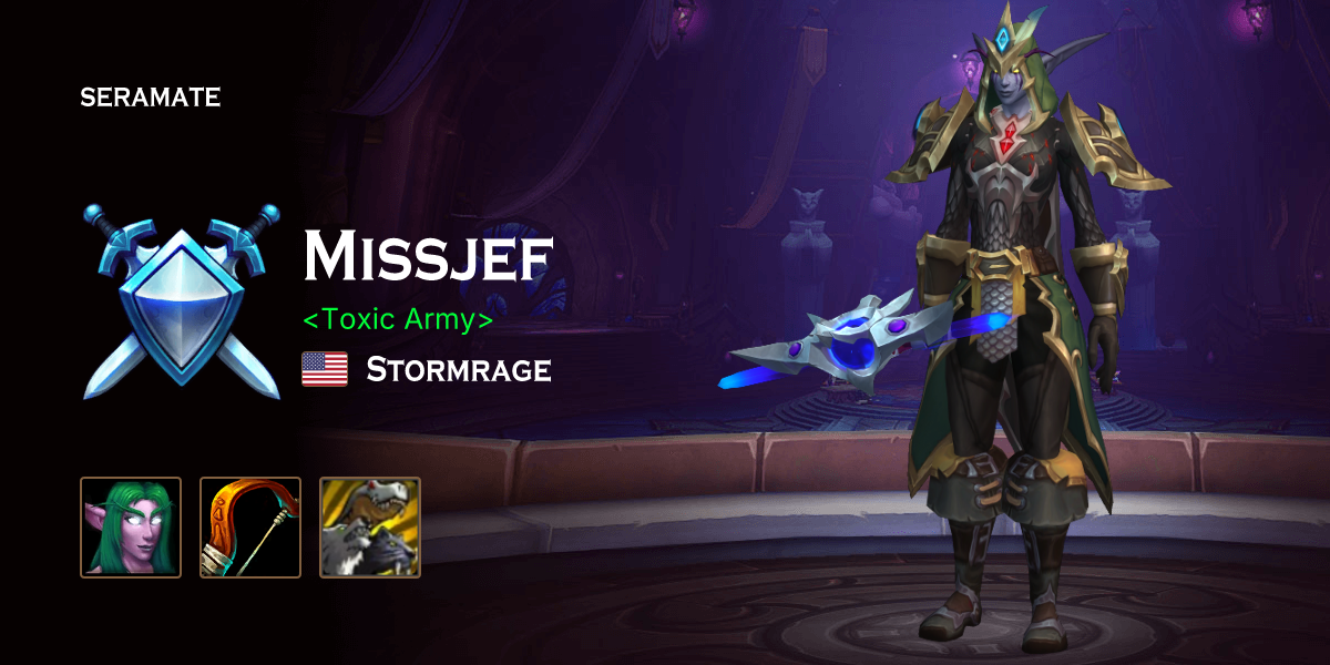 Missjef @ Stormrage (US) · Seramate · WoW PvP Leaderboards, Arena Activity, Character Profiles ...