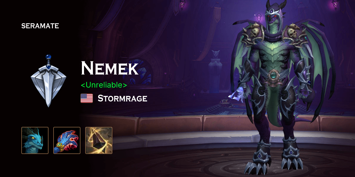 Nemek @ Stormrage (US) · Seramate · WoW PvP Leaderboards, Arena ...