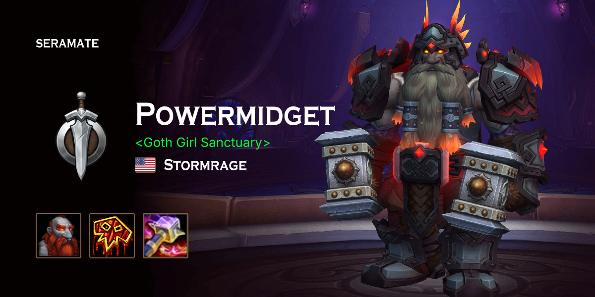 Powermidget @ Stormrage (US) · Seramate · WoW PvP Leaderboards, Arena ...