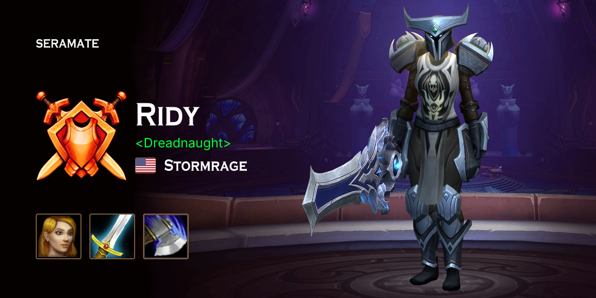 Ridy @ Stormrage (US) · Seramate · WoW PvP Leaderboards, Arena Activity ...