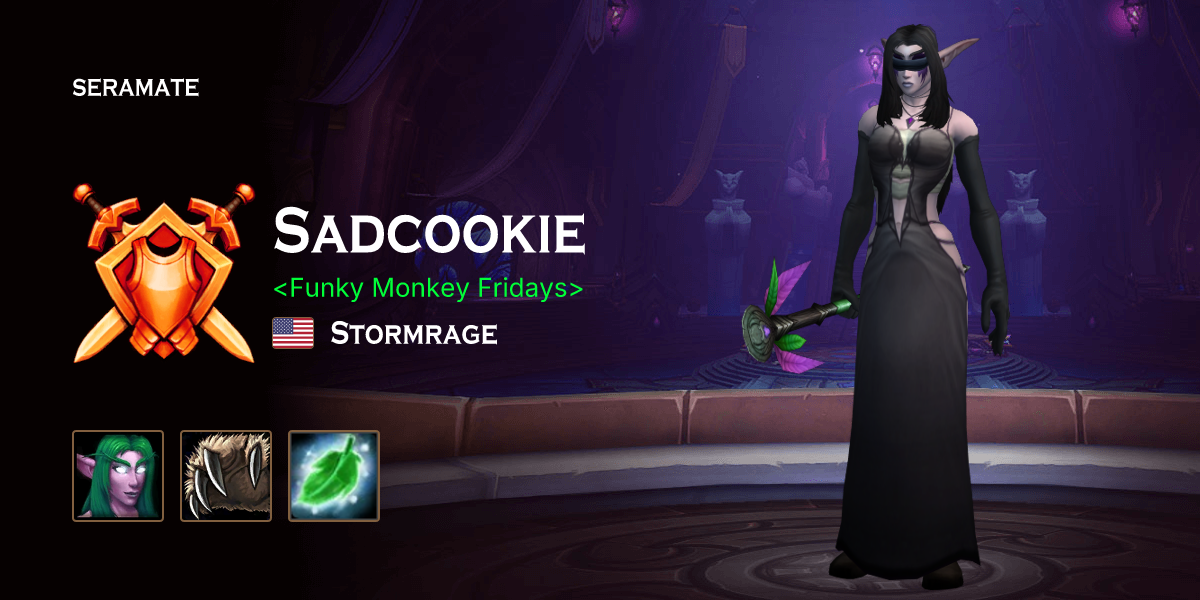 Sadcookie @ Stormrage (US) · Seramate · WoW PvP Leaderboards, Arena Activity, Character Profiles ...