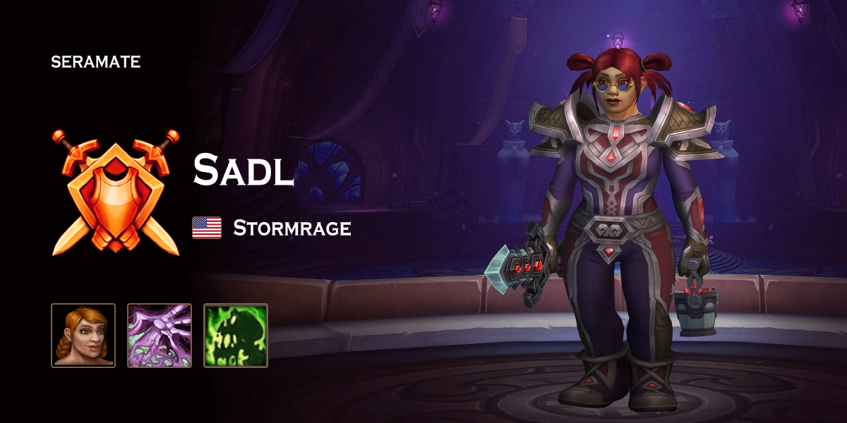 Sadl @ Stormrage (US) · Seramate · WoW PvP Leaderboards, Arena Activity ...