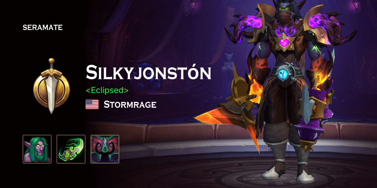 Silkyjonstón @ Stormrage (US) · Seramate · WoW PvP Leaderboards, Arena ...