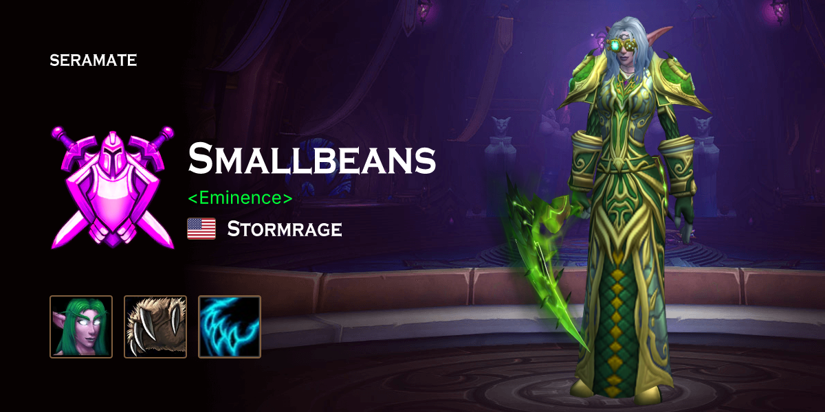 Smallbeans @ Stormrage (US) · Seramate · WoW PvP Leaderboards, Arena Activity, Character ...