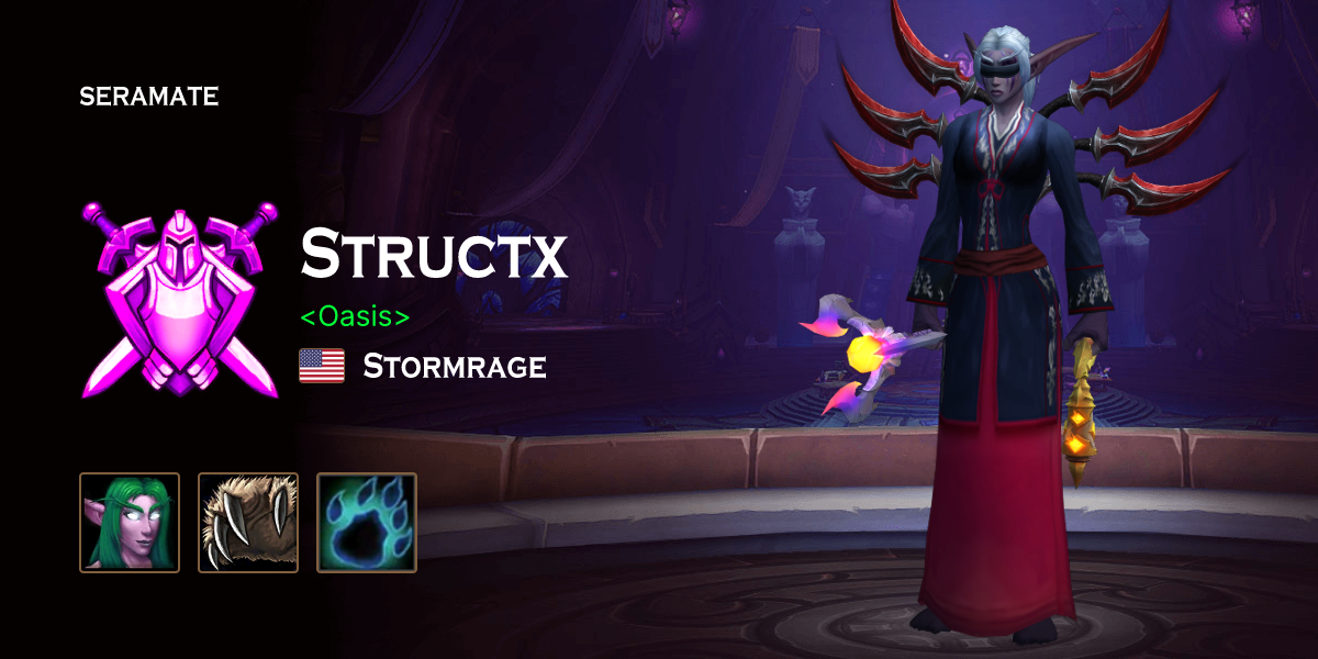Structx @ Stormrage (US) · Seramate · WoW PvP Leaderboards, Arena Activity, Character Profiles ...