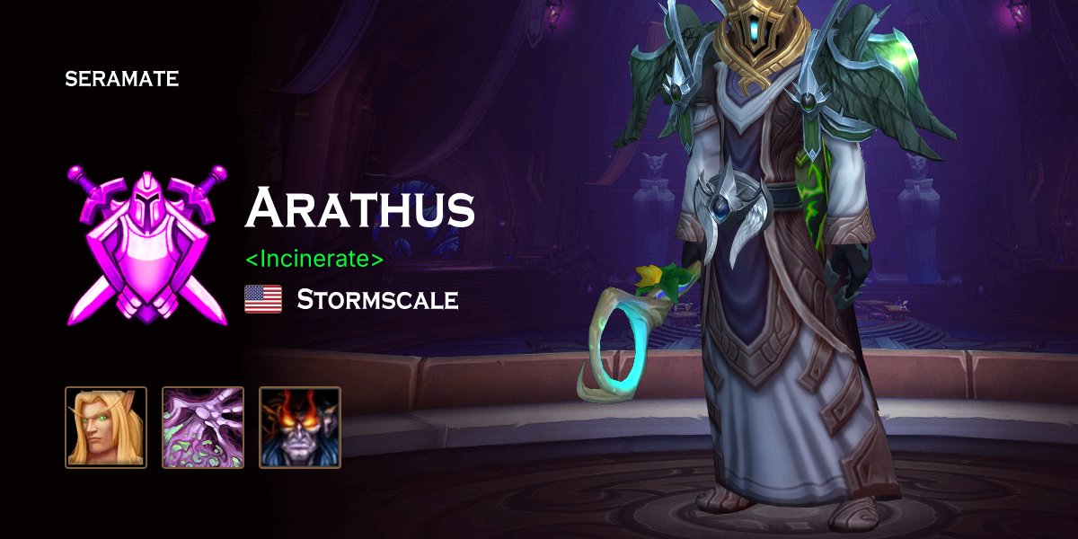 Arathus @ Stormscale (US) · Seramate · WoW PvP Leaderboards, Arena Activity, Character Profiles ...
