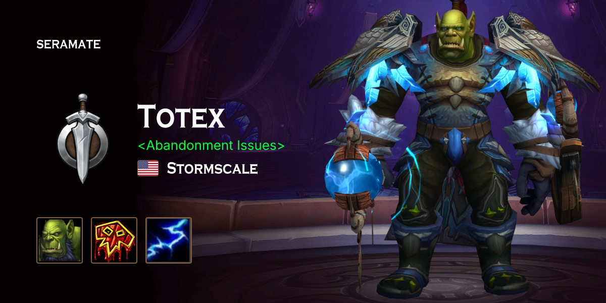 Totex @ Stormscale (US) · Seramate · WoW PvP Leaderboards, Arena ...