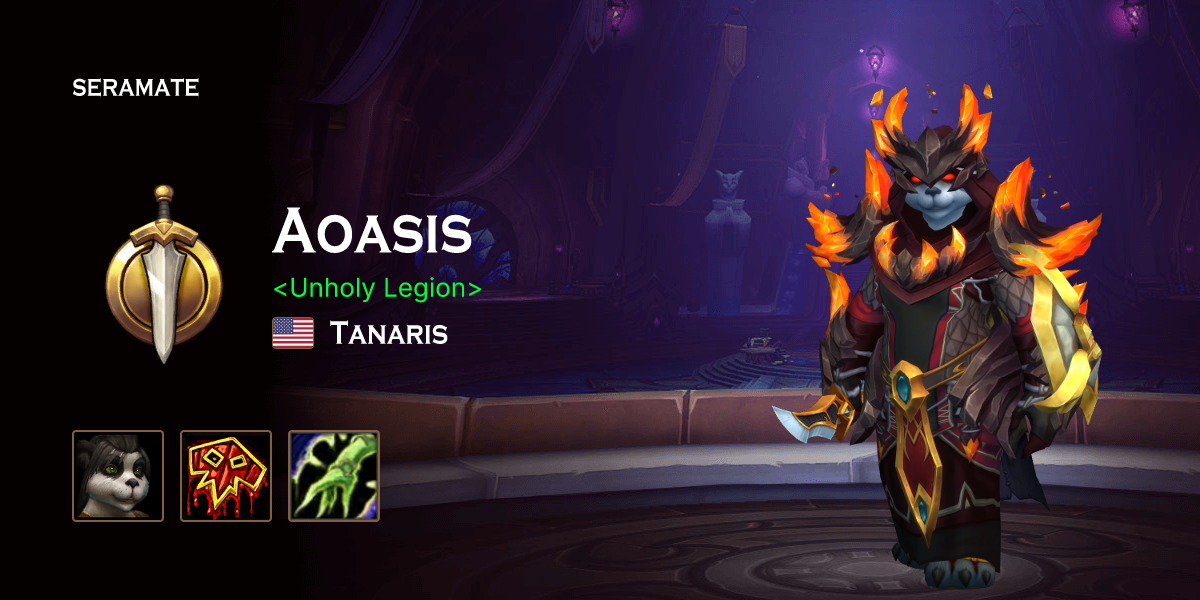 Aoasis @ Tanaris (US) · Seramate · WoW PvP Leaderboards, Arena Activity ...