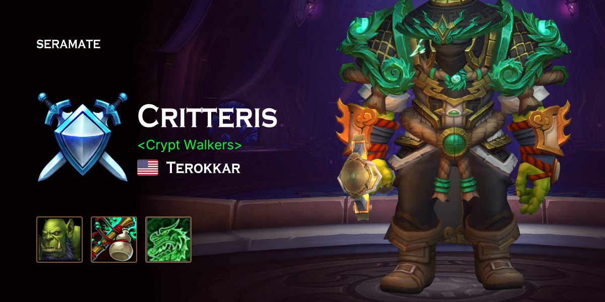 Critteris @ Terokkar (US) · Seramate · WoW PvP Leaderboards, Arena ...
