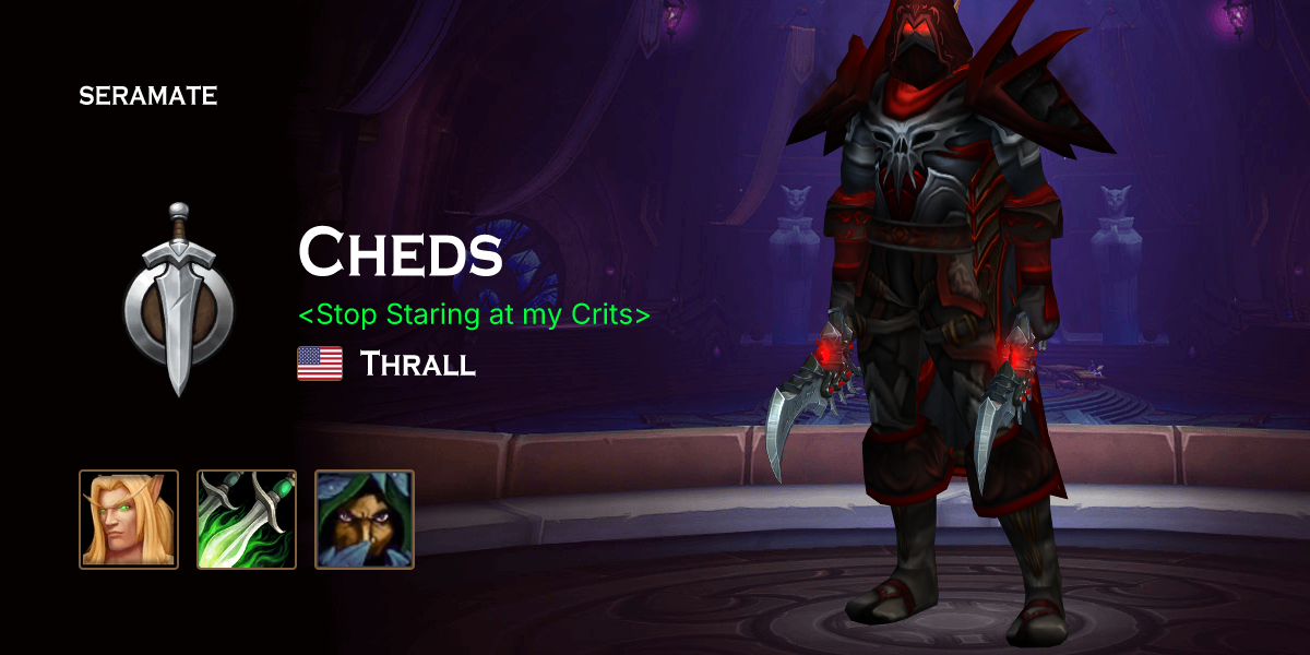 Cheds @ Thrall (US) · Seramate · WoW PvP Leaderboards, Arena Activity ...