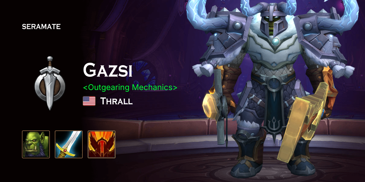 Gazsi @ Thrall (US) · Seramate · WoW PvP Leaderboards, Arena Activity ...